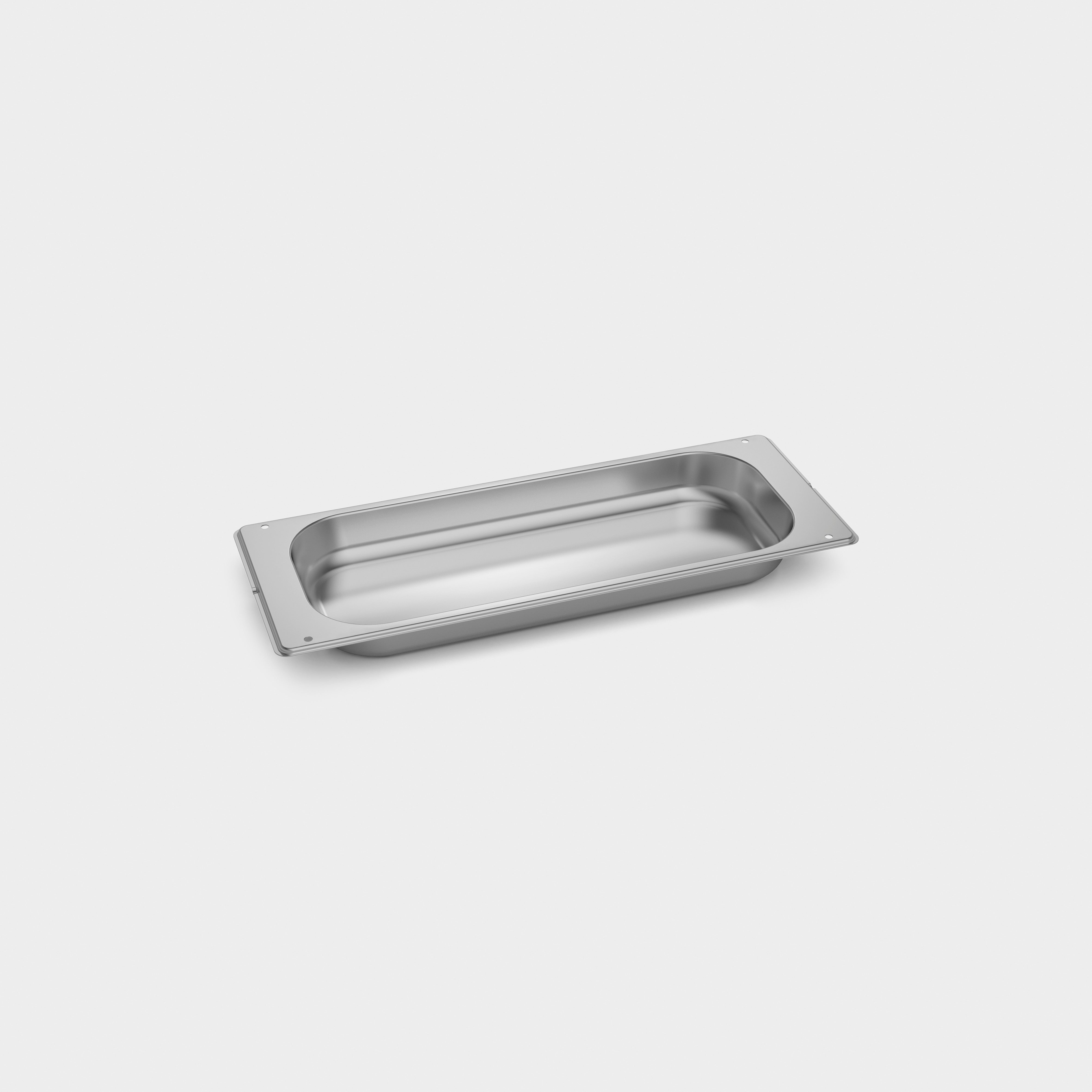 Stainless steel solid half tray for steam oven (BX640) – Smeg Australia